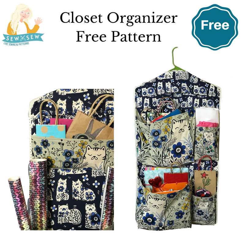 Closet Organizer FREE pattern by Sew Sew Patterns
