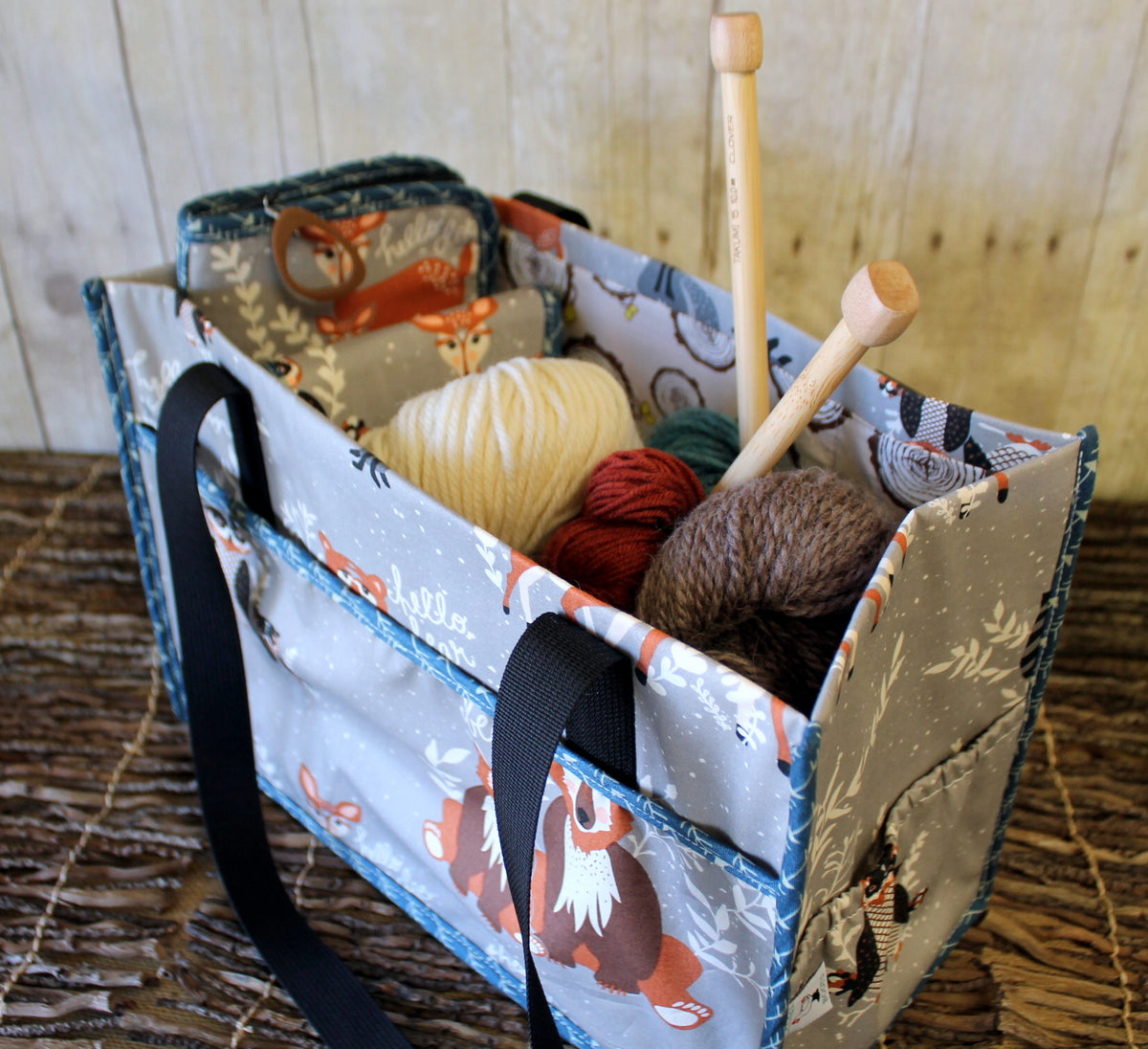 Chicken Boots Project Bag Sewing Pattern by Sew Sew Patterns